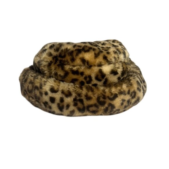 Ben Berger | Accessories | Ben Berger Leopard Print Faux Fur Bucket Hat ...